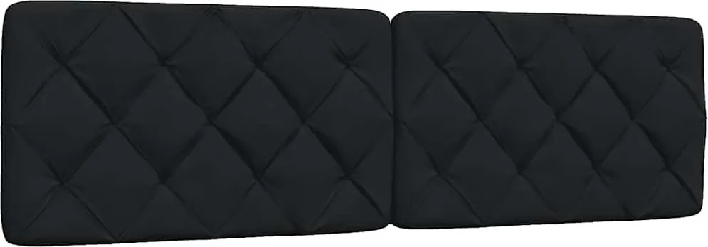 Rám postele bez matrace černý 180 x 200 cm textil 3310617