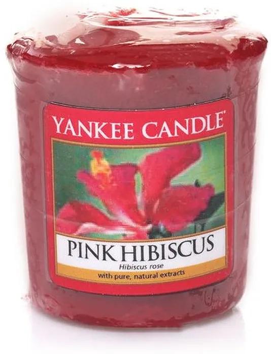 Yankee Candle – votivní svíčka Pink Hibiscus (Růžový ibišek), 49 g