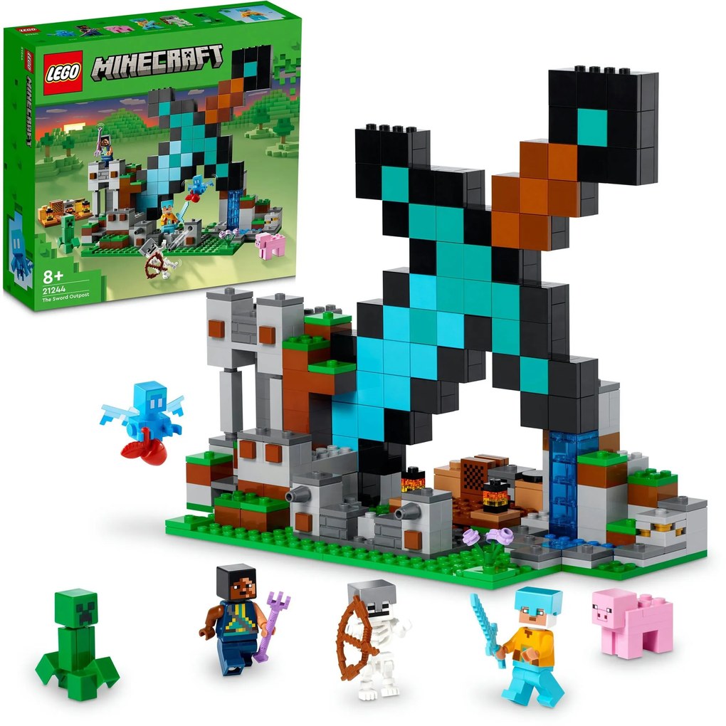 Lego stavebnice lego® minecraft® 21244 rytířská základna