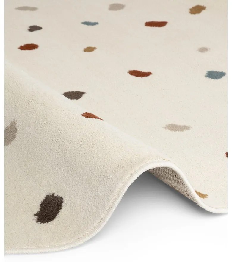 Krémový dětský koberec ø160 cm Funny Dots – Hanse Home