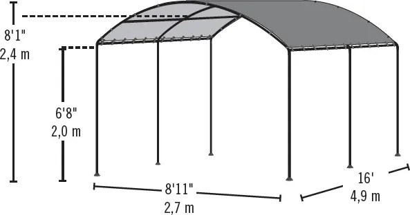 LANIT PLAST, s.r.o. přístřešek MONARC 25866EU LG1606