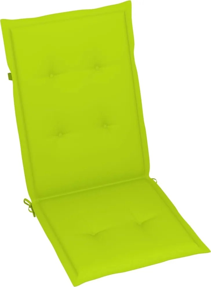 vidaXL Zahradní polohovací židle 6 ks s poduškami masivní akácie [3065328] Barva: Modrá