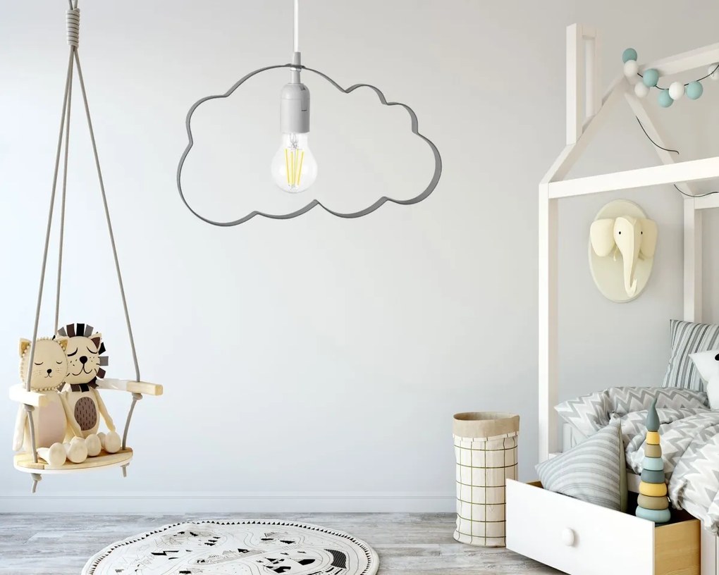 Stropní svítidlo TooLight Cloudie šedá