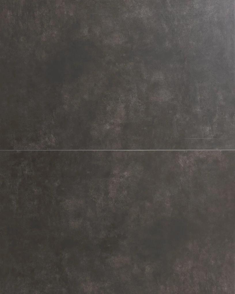 Rozkládací jídelní stůl antamida 160 (210) x 90 cm tmavě šedý MUZZA
