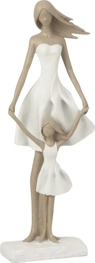 Dekorativní figurka Matka a dcera - 15*10*45 cm