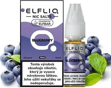Elfliq Salt Borůvka 10ml (20mg)