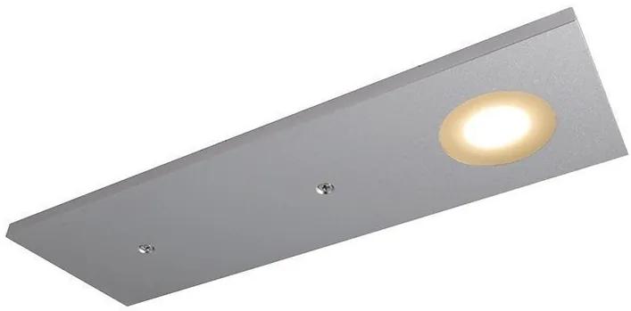 Light Impressions KapegoLED nábytkové přisazené svítidlo Fine II 12V DC 3,00 W 3000 K 280 lm 190 mm stříbrná mat 687035
