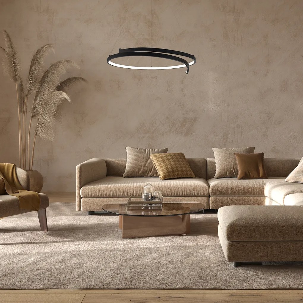 Závěsné LED svítidlo Lorenzo, 1x LED 35w, 4000k, b