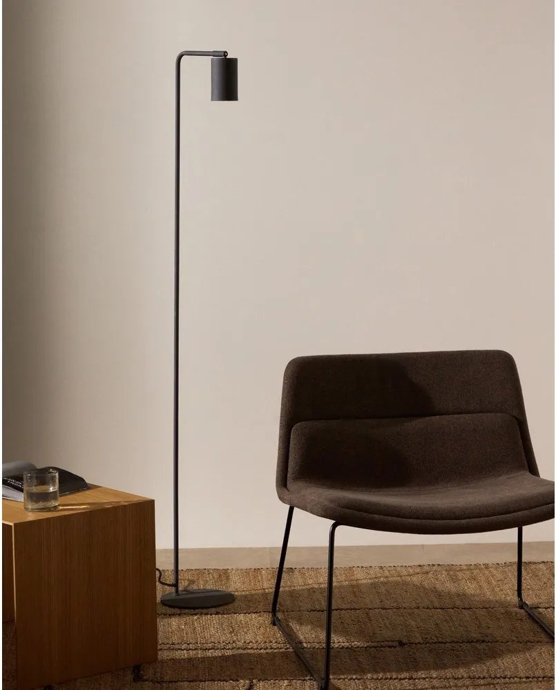 Černá stojací lampa (výška 147 cm) Manie – Kave Home