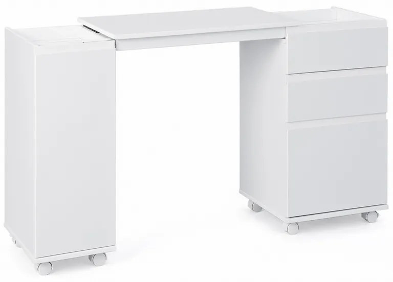 PC stůl rozkládací Inter Link LAPTOP OFFICE bílý
