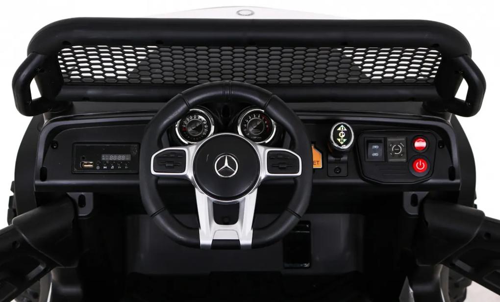 Tomido Elektrické autíčko Mercedes Unimog S, 4x4, 12V Bílé
