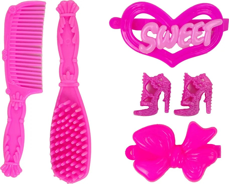 LEAN Toys Panenka princezna s bílým koníkem – figurky a doplňky