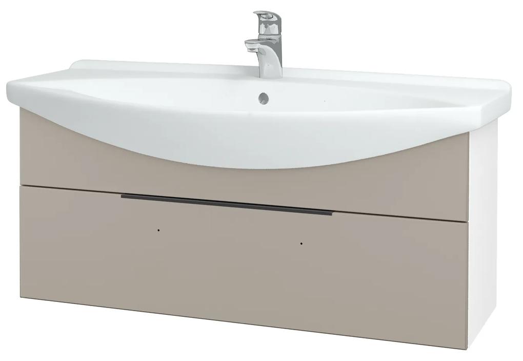 Dřevojas Koupelnová skříň TAKE IT SZZ 105 Varianta: N01 Bílá lesk / Úchytka T01 / D15 Nebraska