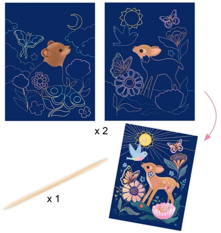 DJECO Kreativní sada 6 aktivit Fluffy box 6+