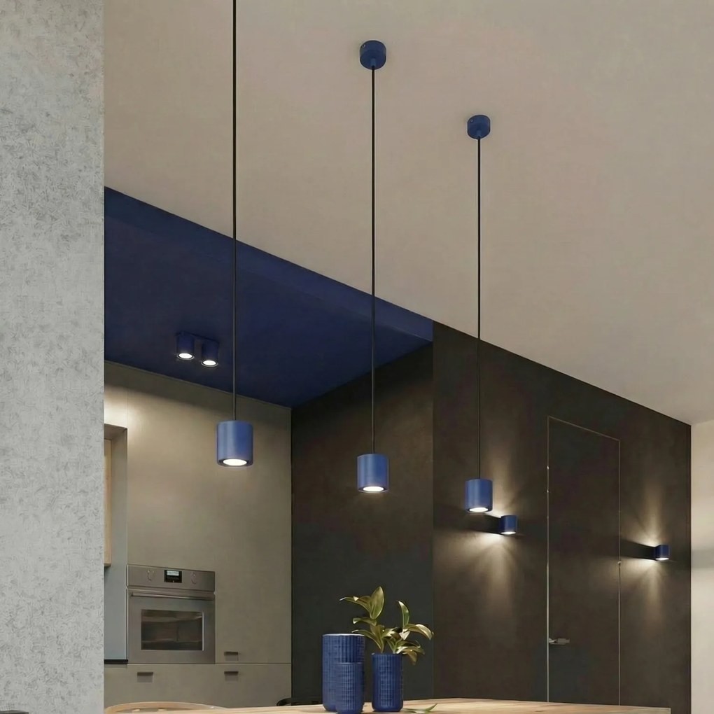 Sollux Lighting Stropní svítidlo ORBIS 2 ultramarín