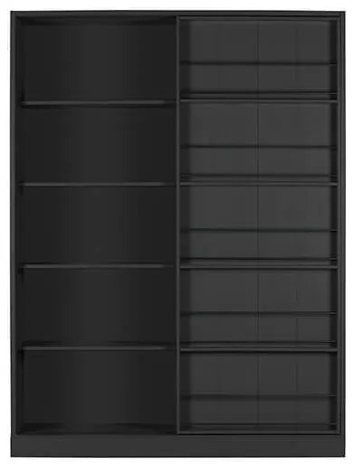 Skříň cabinet matná černá 200 x 150 MUZZA