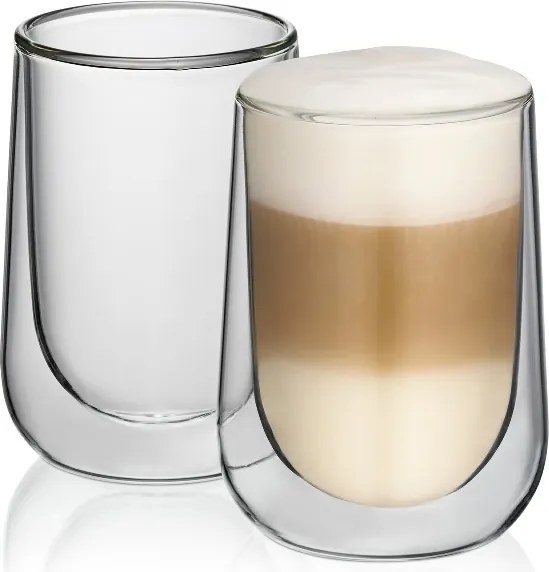 Kela kela sklenice na latte macchiato fontana sada 2 ks 250 ml kl-12405