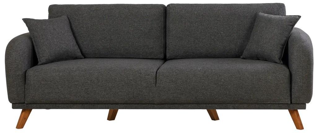 Hanah Home Set křesla a pohovky HERA antracitový 237 cm