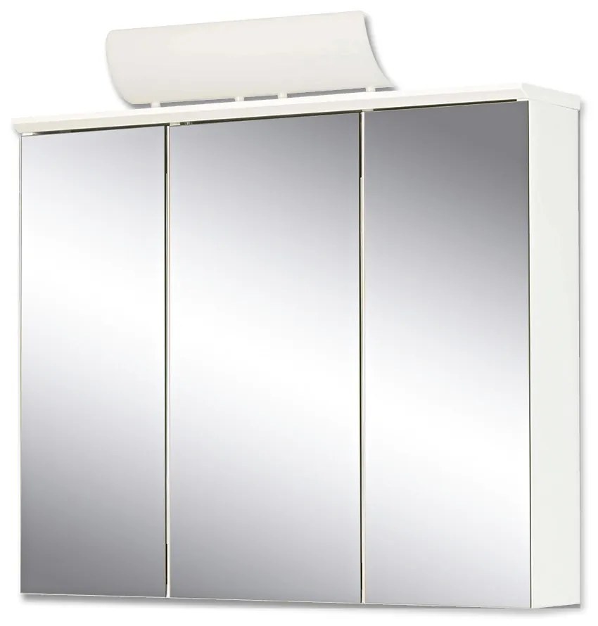 Jokey Zrcadlová skříňka se zářivkou - bílá MANOS