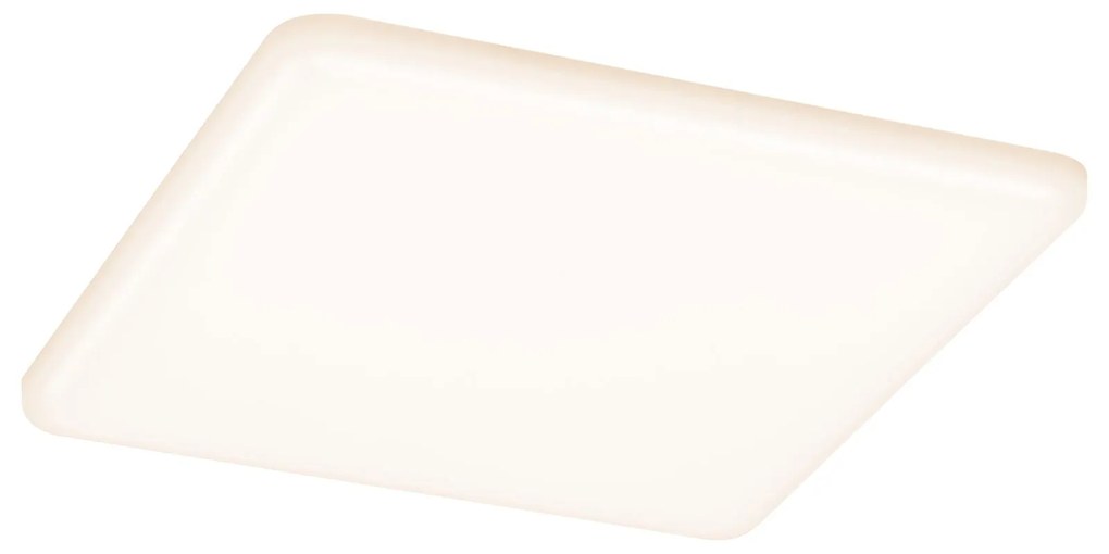 Paulmann 93061 Veluna VariFit, hranaté zápustné svítidlo, 17W LED 3000K, tříkrokové stmívání, 18,5x18,5cm, IP44