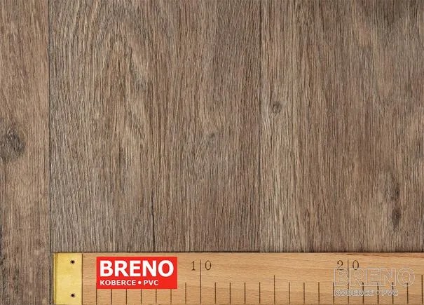 Breno PVC PRESTO PLUS Aspin 846 - tmavé dřevo, šíře 300 cm
