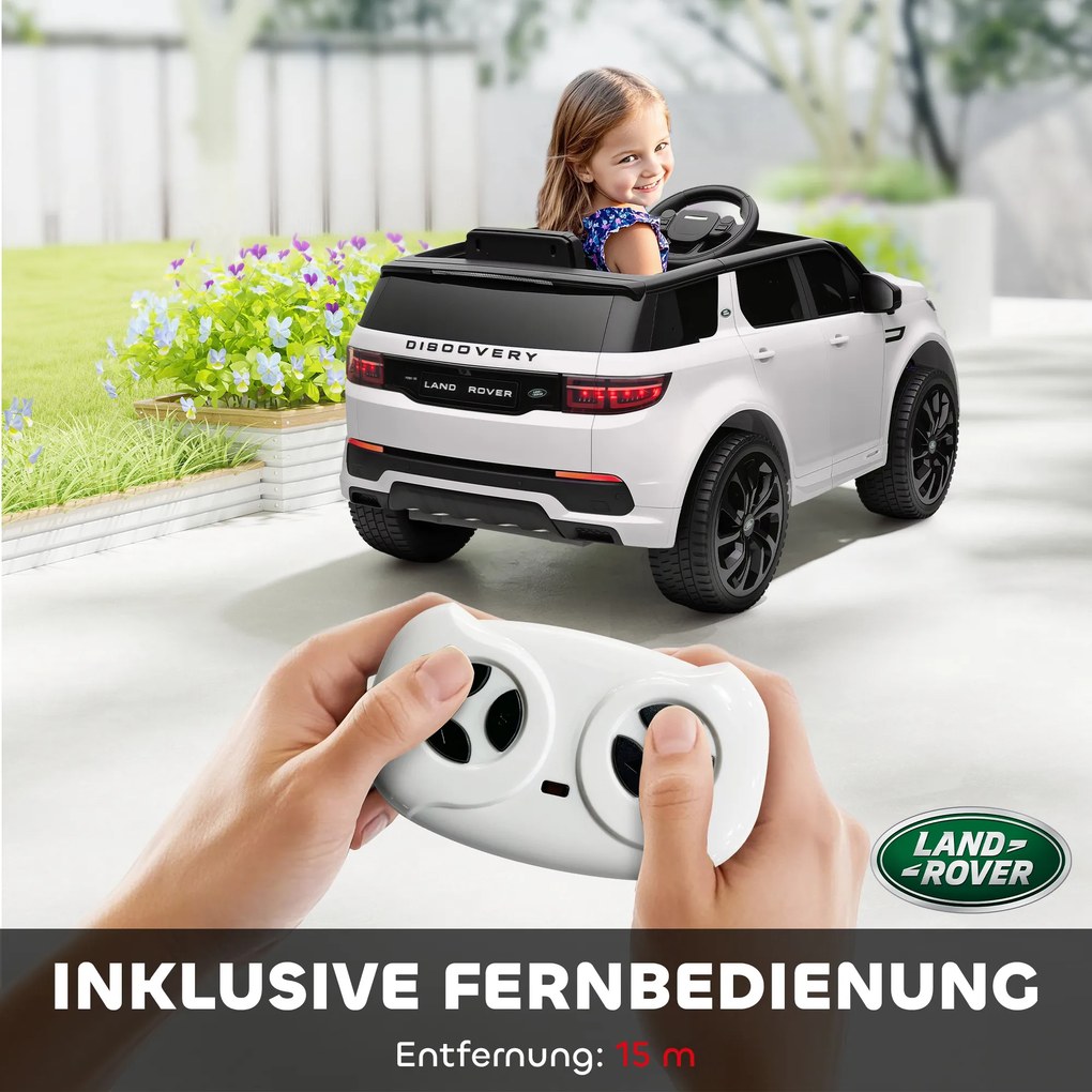 AIYAPLAY dětské elektrické autíčko 12V dětské autíčko s dálkovým ovládáním 2.4G, hudba, klakson, elektrické autíčko s LED světly, připojení USB/MP3, …