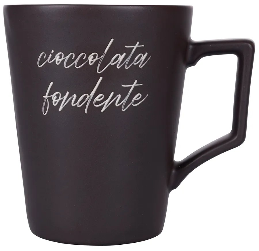 VILLA D’ESTE HOME TIVOLI Sada šálků na kávu CHOCOLATE TAZZA 6 kusů, odstíny hnědé, 300 ml,