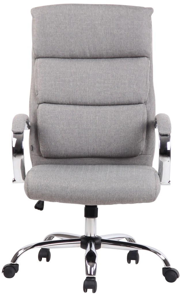 Kancelářská židle Spalding - látkový potah | světle šedá