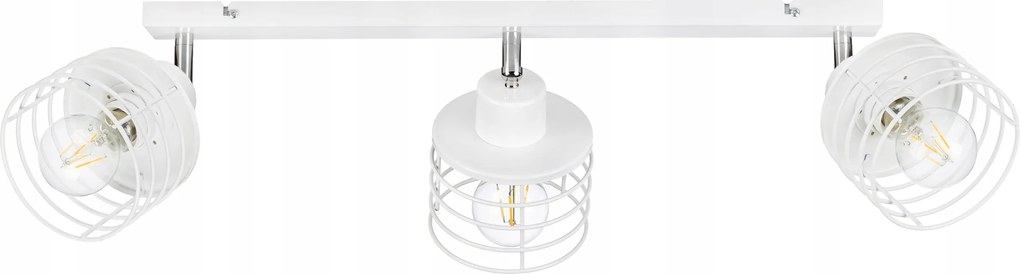 Lampa stropní svítidlo lustr nastavitelný loft E27 pružina