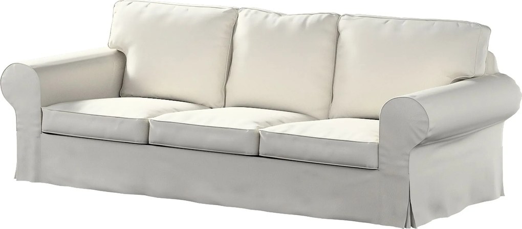 Potah na pohovku IKEA Ektorp 3-místná, nerozkládací barva šedá látka pletený vzor