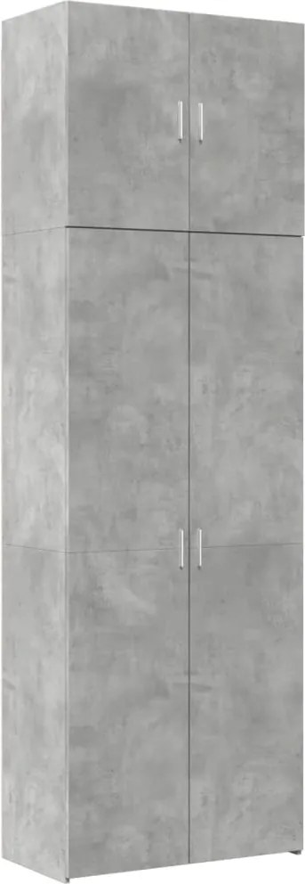 Skříň highboard betonově šedá 80x42,5x249 cm kompozitní dřevo 3281367