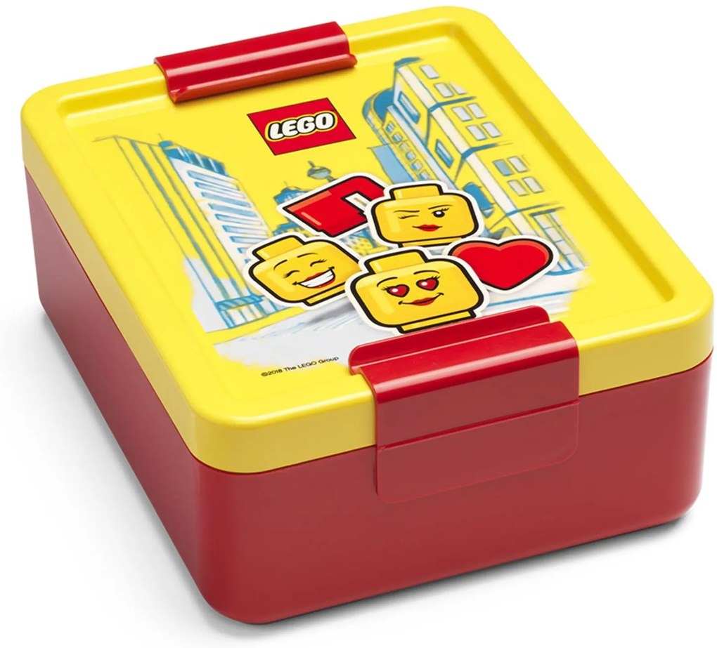 Lego, Svačinový box Lunch Box Iconic | žlutá/červená