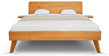 Postel Postelia CORTINA Dub 160x200cm - dřevěná postel z masivu o šíři 4 cm
