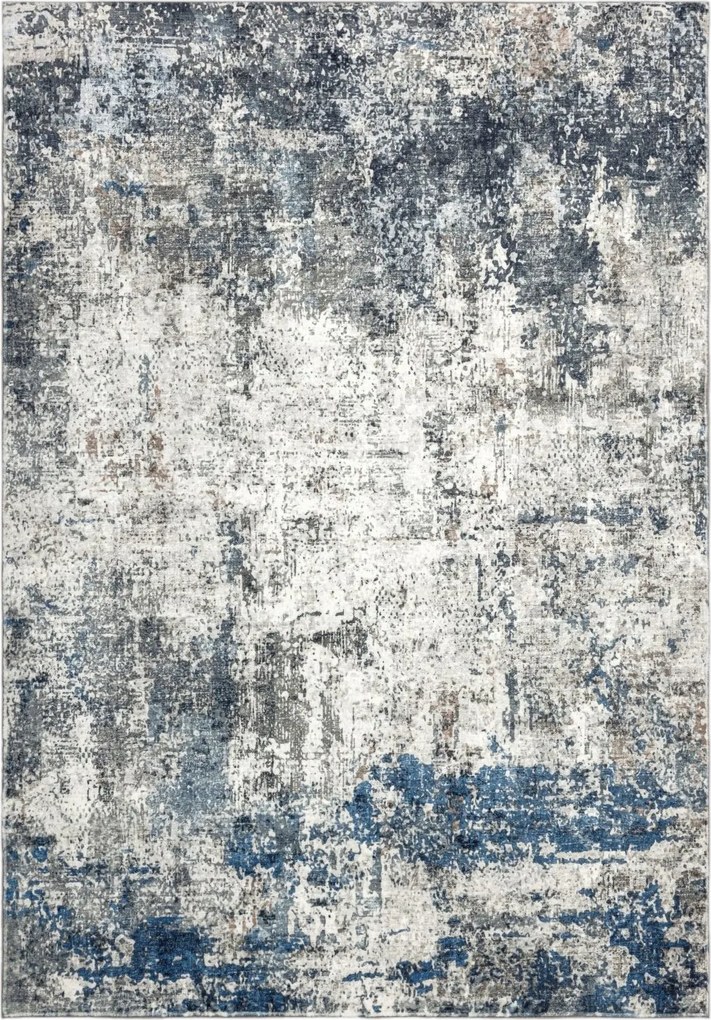 Obsession, Kusový koberec Posh 303 Blue, 230x330, modrá, chodba / předsíň