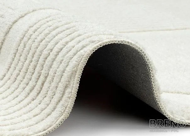 Breno Kusový koberec POMPEI 1612 Cream, 120x170 cm, Bílá