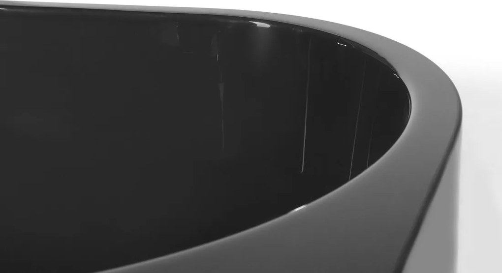 Polysan ASTRA R MONOLITH asymetrická vana 160 x 75 x 60 cm pravá akrylát šedá 34611M.30