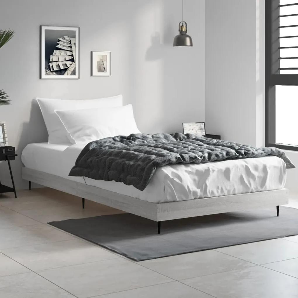 vidaXL Rám postele 90 x 200 cm kompozitní dřevo [832271] Barva: bílá s vysokým leskem