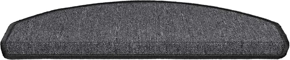 Schodové rohože 30 ks 65 x 24 x 4 cm antracitové, půlkulaté, velké 3365749