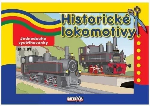 Vystřihovánky Historické lokomotivy