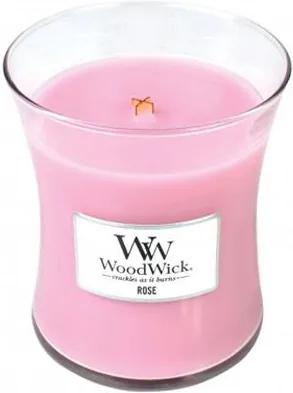 Vonná svíčka WoodWick - Rose 275g/55 - 65 hod, 10x11 cm