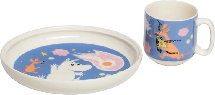 Set hrnku a talíře Moomin Space adventure, dárkový box