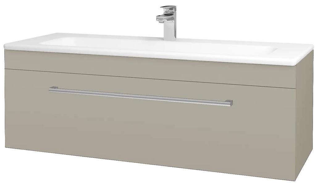 Dřevojas Koupelnová skříň ASTON SZZ 120 Varianta: N01 Bílá lesk / Úchytka T02 / N08 Cosmo
