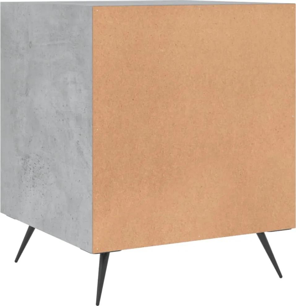 vidaXL Noční stolek 40 x 40 x 50 cm kompozitní dřevo [827508] Barva: Černá