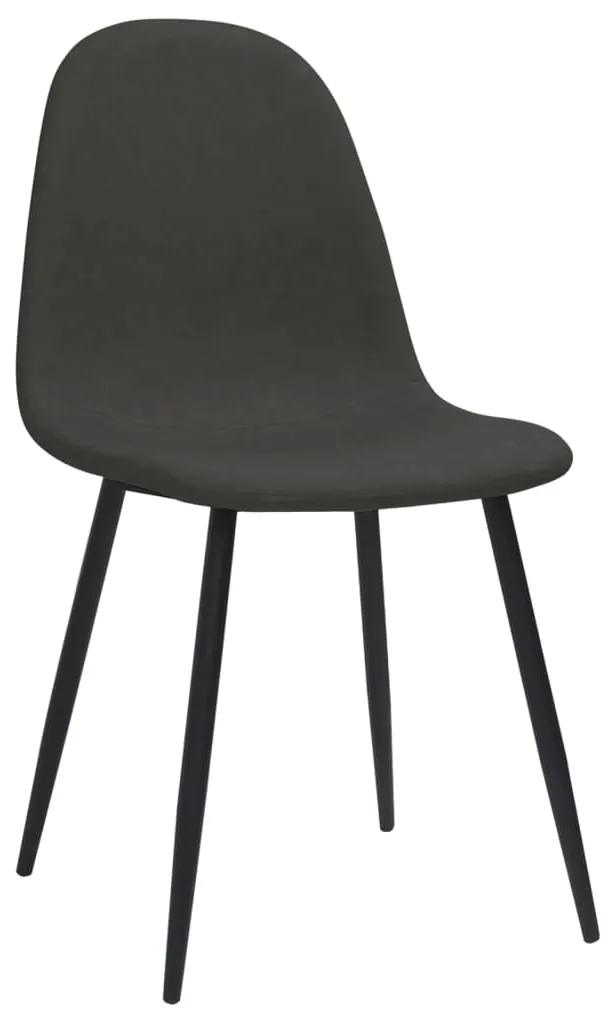 Jídelní židle 4 ks 45 x 53,5 x 83 cm černé umělá kůže - Default Title