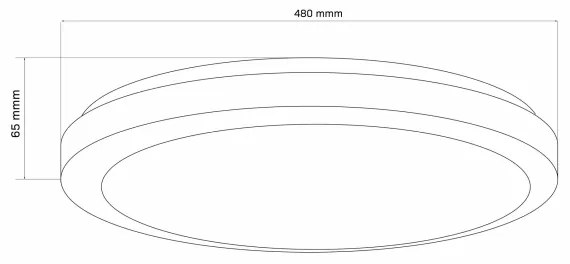 LED Stmívatelné stropní svítidlo MARIAN LED/72W/230V 3000-6000K + DO