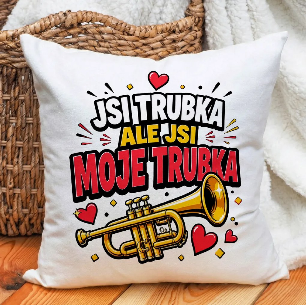 Ahome Ahome CZ Polštář Jsi moje trubka 37 x 37 cm