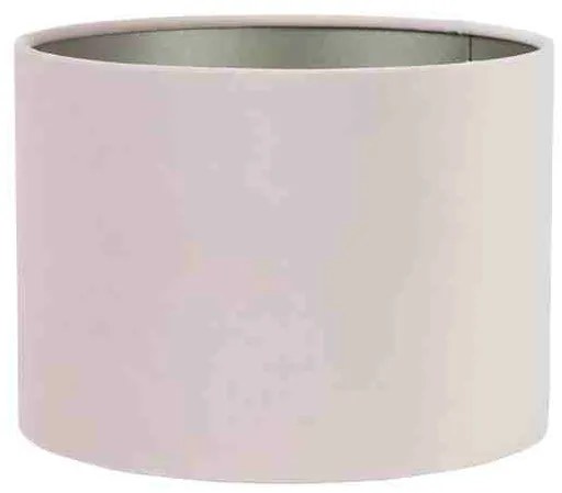 Stínidlo Cylindr - Velur světlo-růžové 30 cm