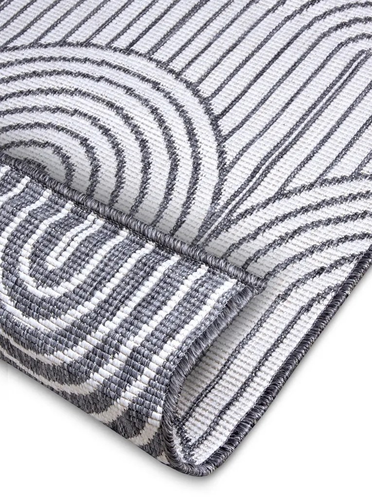 Hanse Home, Kusový koberec Pangli 105851 Silver – na ven i na doma, 200x290, šedá, chodba / předsíň
