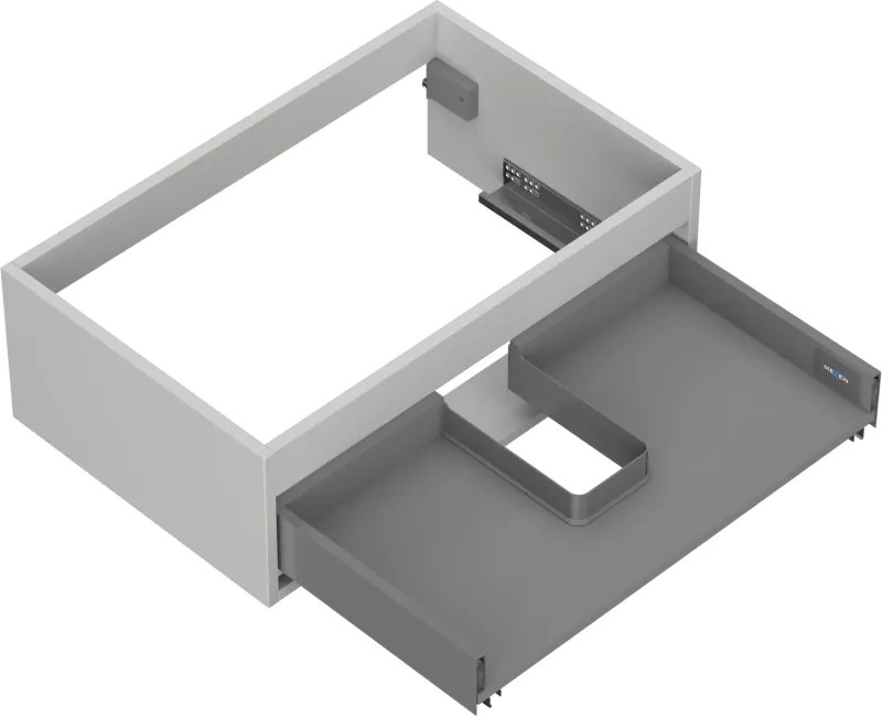 Mexen Box-A, závěsná skříňka 70 cm, 1 zásuvka, šedá matná, 91AX0-0700-235-1-62