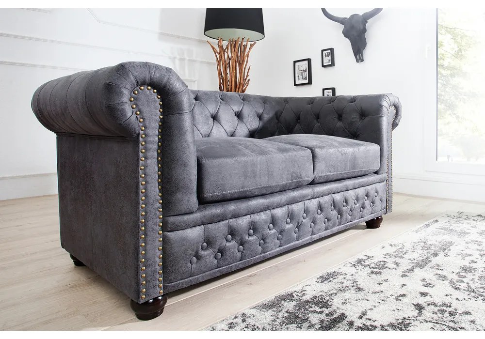 Massive home | Pohovka CHESTERFIELD 2M GREY